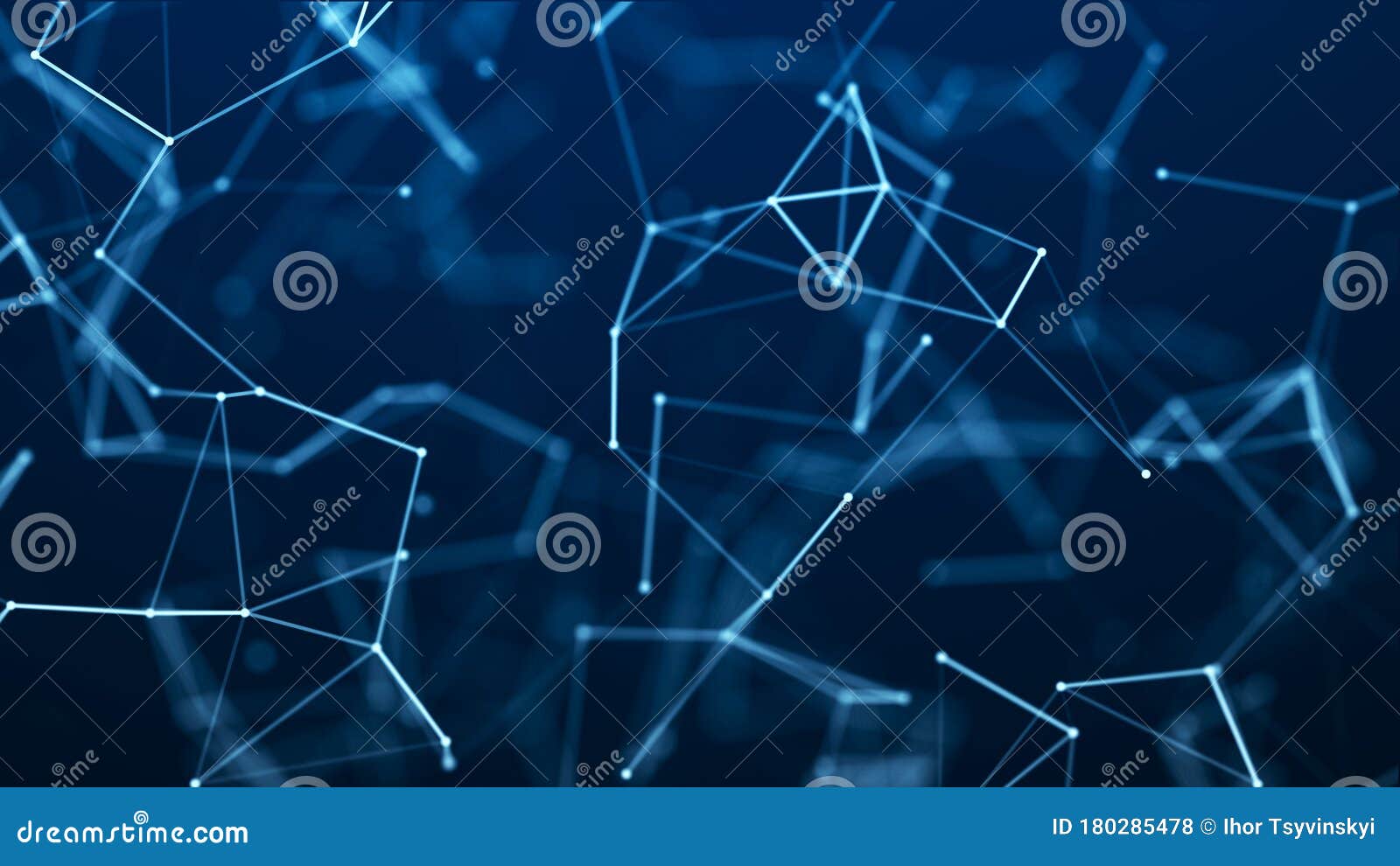 Abstract Digital Connection Dots Technology Background Network Connection Structure Plexus