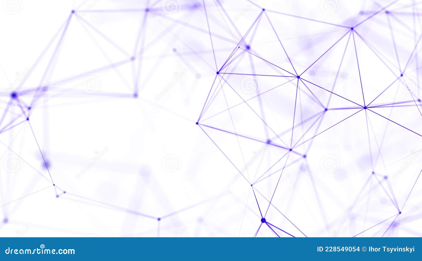 Abstract Digital Connection Dots. Technology Background. Network Connection Structure. Plexus ...