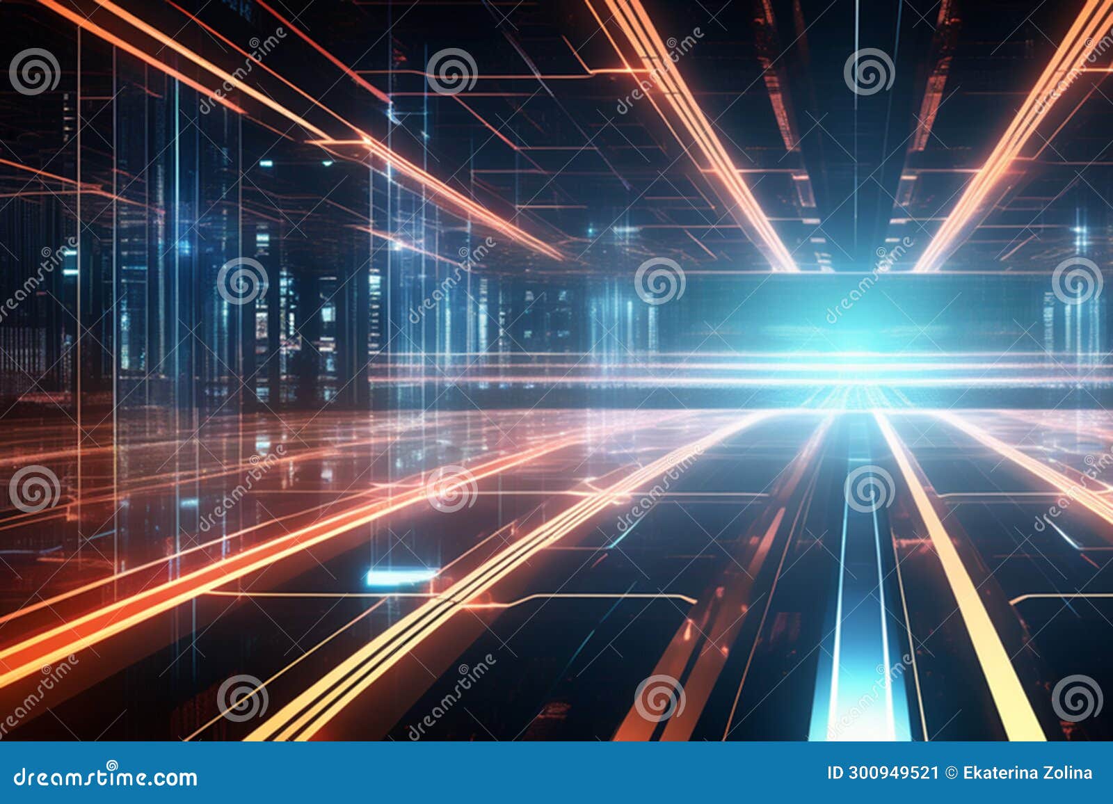 Abstract Digital Data Background. Internet Speed. Communication Network ...