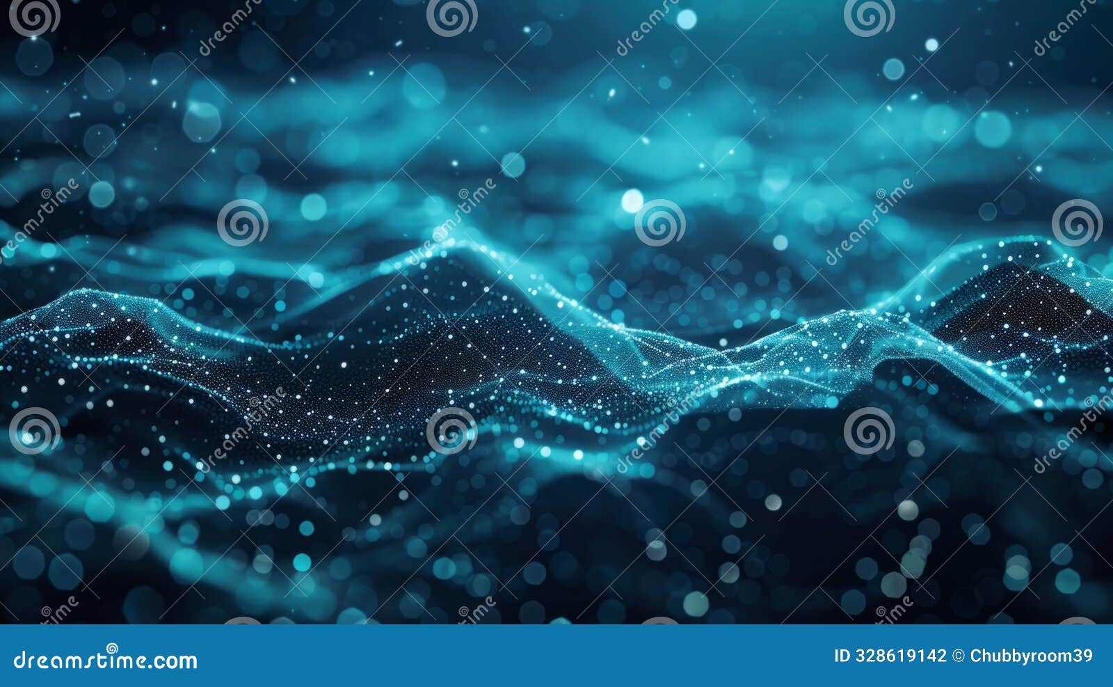 Abstract Digital Data Background Representing Network Abilities and Technological Processes ...