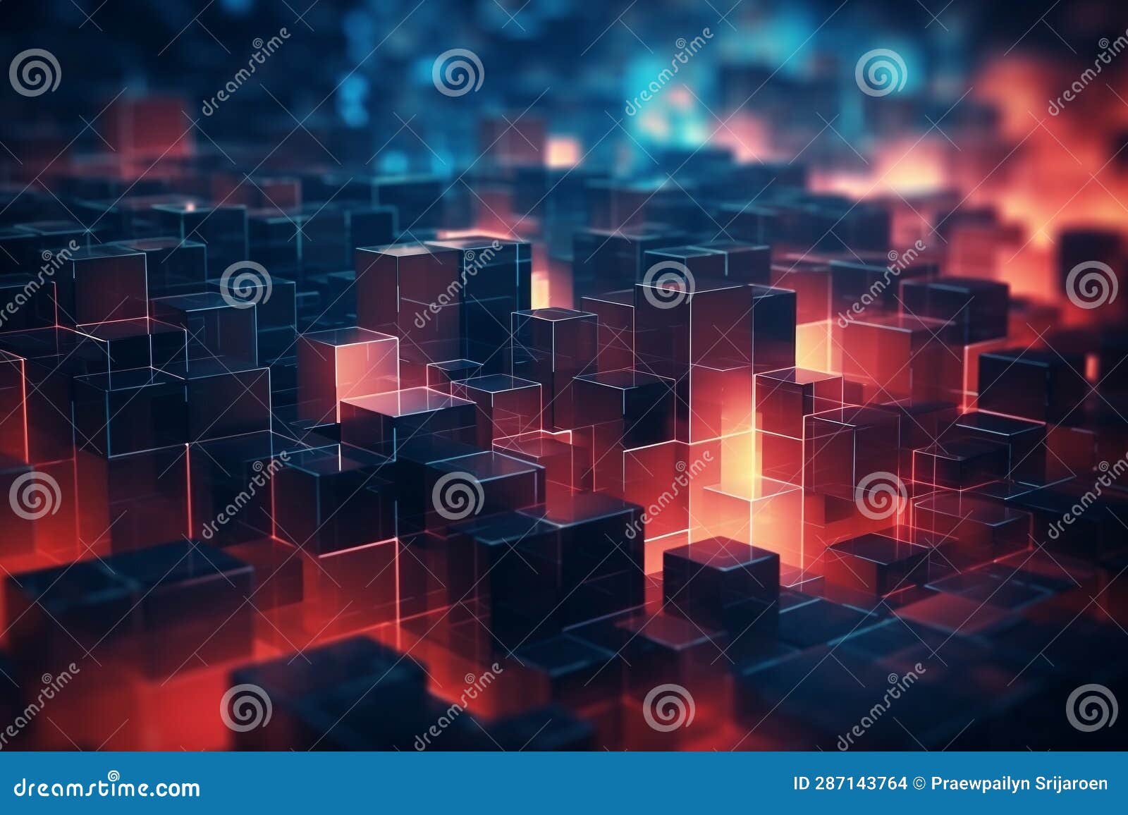 Abstract Digital Data Network Connections Background. Stock Photo ...