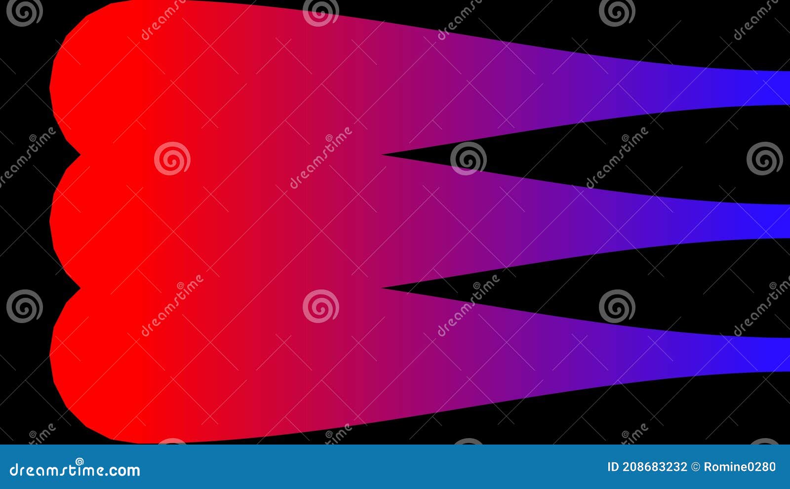 Abstract Digital Design Multiple Color Blend Pattern Background Stock ...
