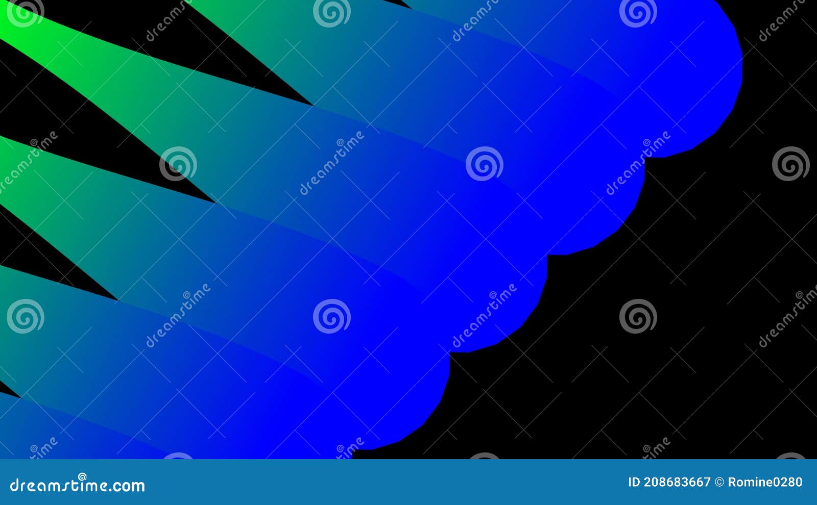 Abstract Digital Design Multiple Color Blend Pattern Background Stock ...