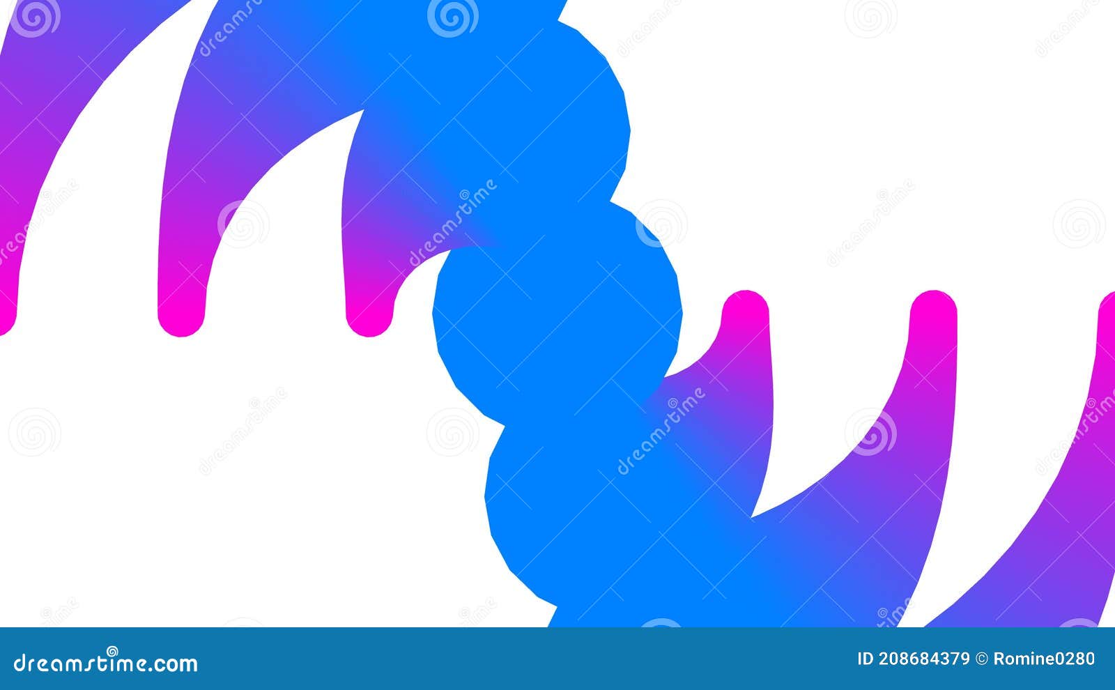 Abstract Digital Design Multiple Color Blend Pattern Background Stock ...