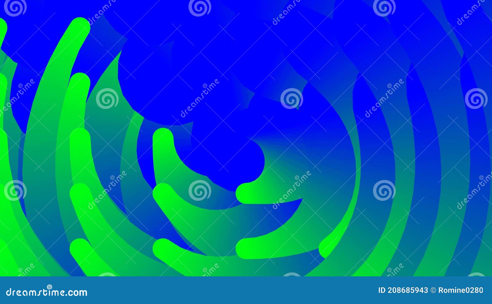 Abstract Digital Design Multiple Color Blend Pattern Background Stock ...