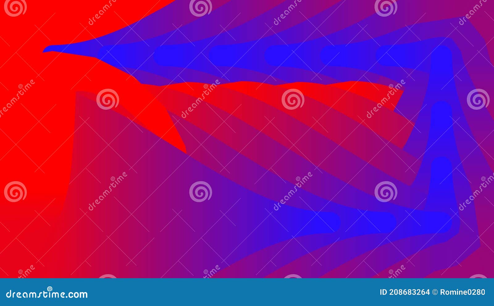 Abstract Digital Design Multiple Color Blend Pattern Background Stock ...