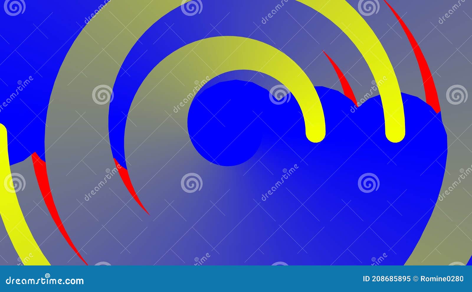 Abstract Digital Design Multiple Color Blend Pattern Background Stock ...