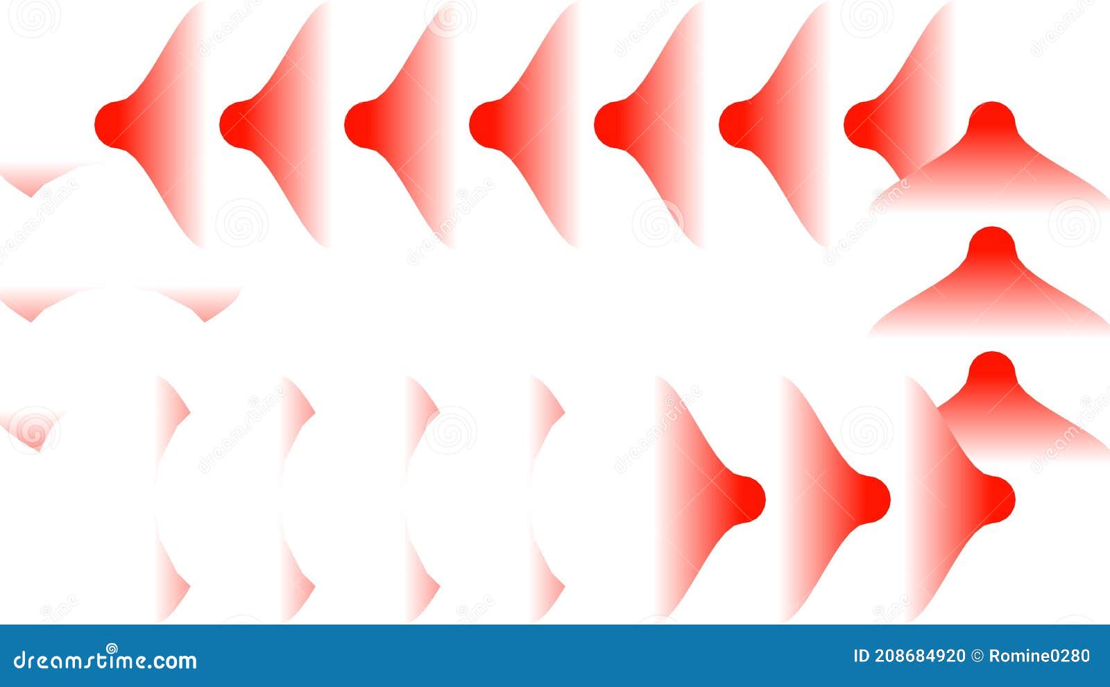 Abstract Digital Design Multiple Color Blend Pattern Background Stock ...