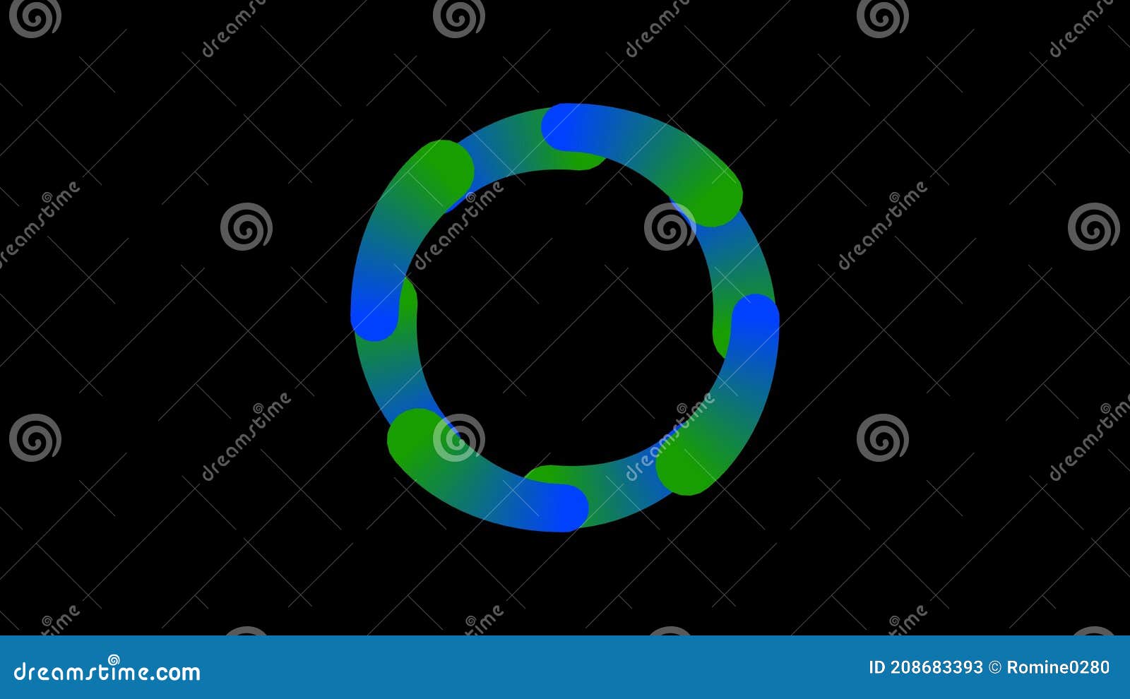 Abstract Digital Design Multiple Color Blend Pattern Background Stock ...