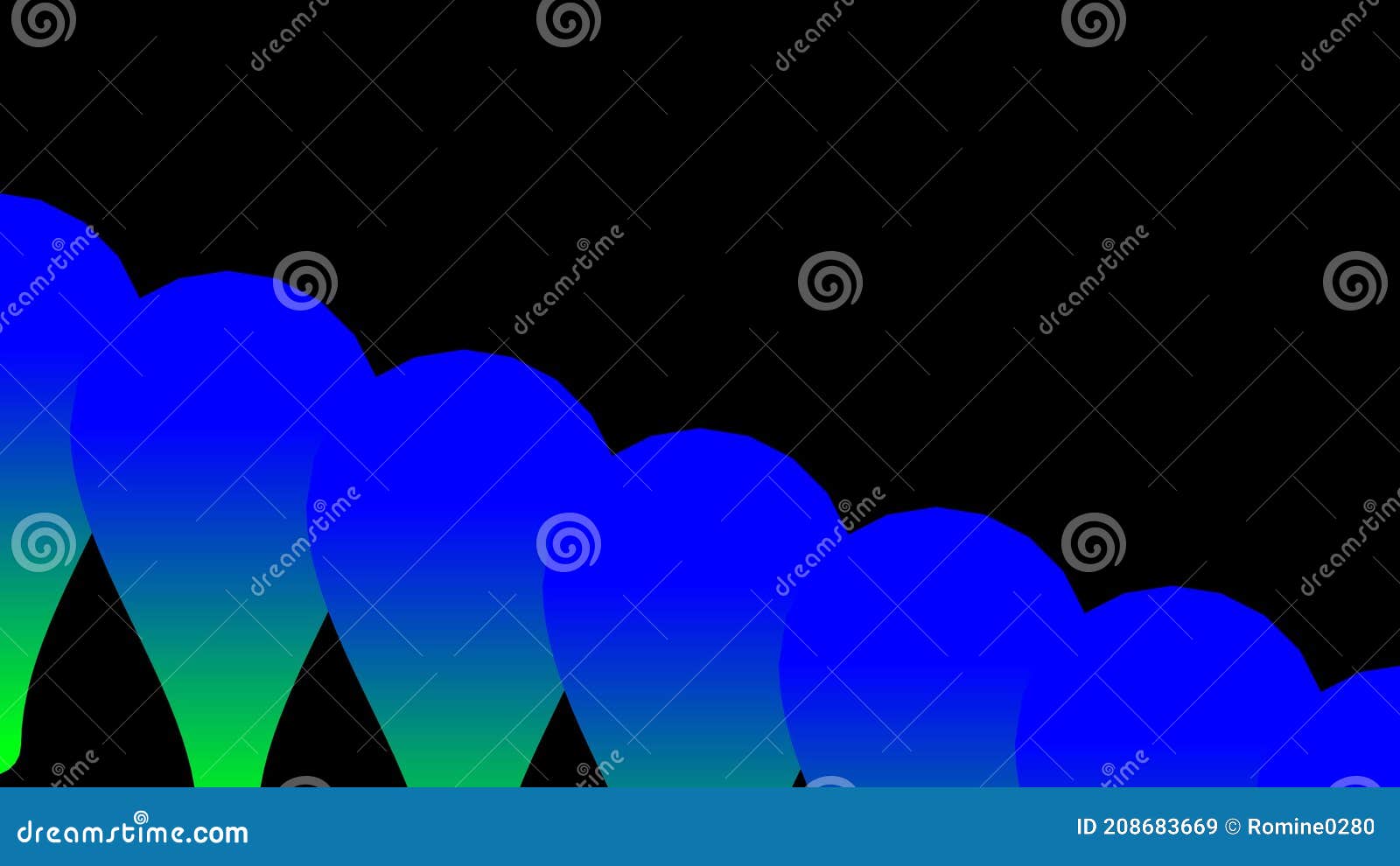 Abstract Digital Design Multiple Color Blend Pattern Background Stock ...
