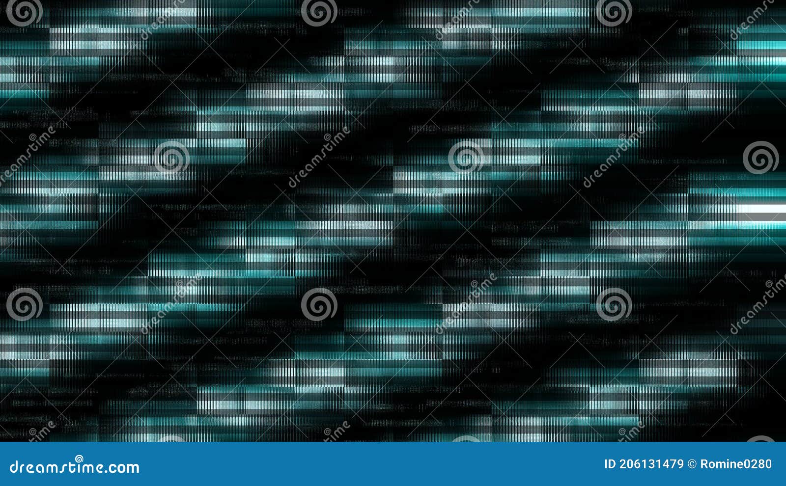 Abstract Digital Design Multiple Color Particle Effect Stock ...