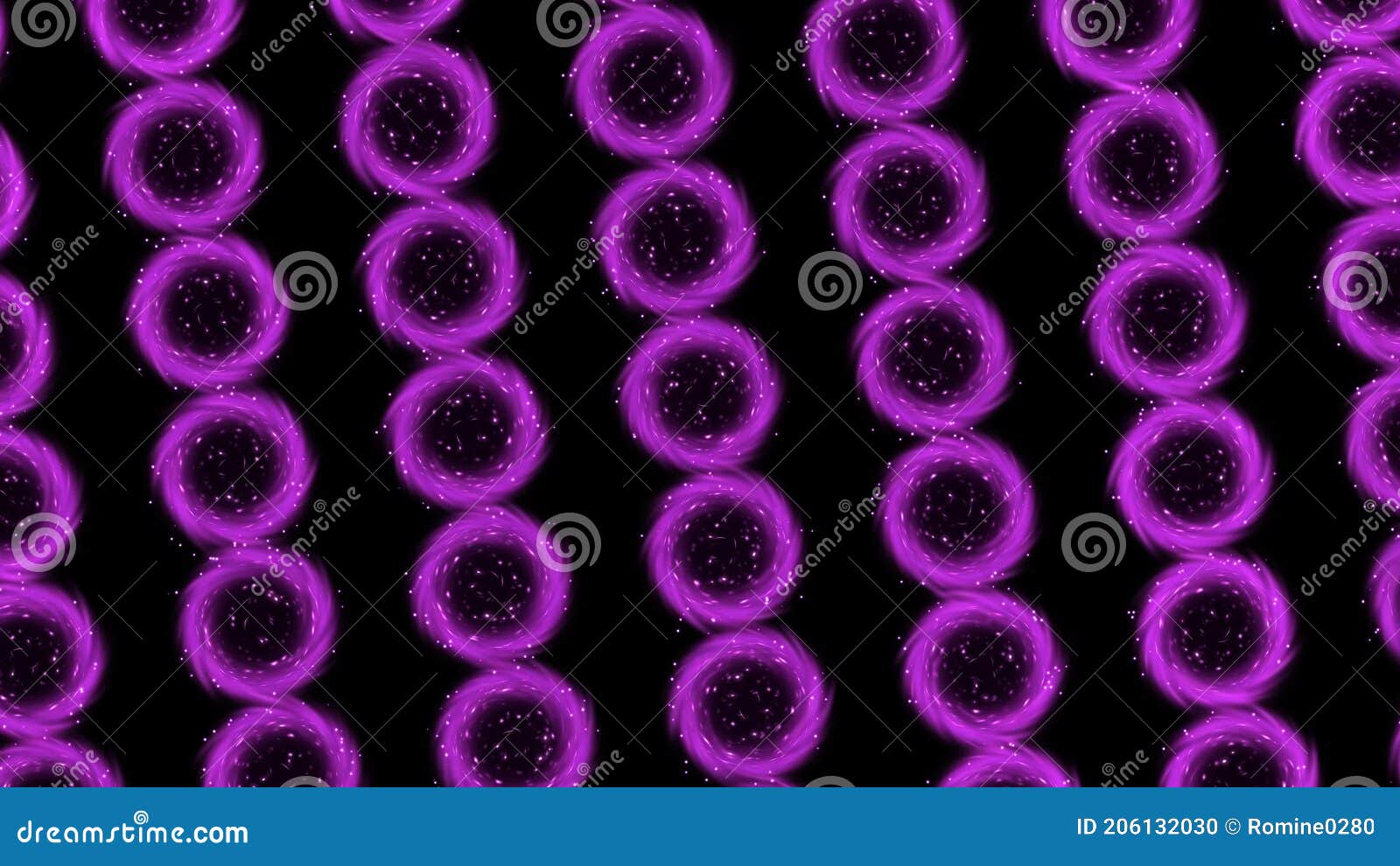 Abstract Digital Design Multiple Color Particle Effect Stock ...