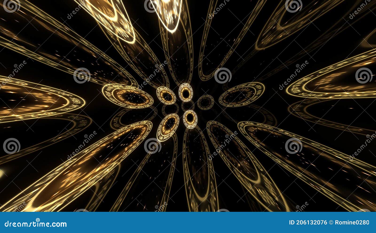 Abstract Digital Design Multiple Color Particle Effect Stock ...