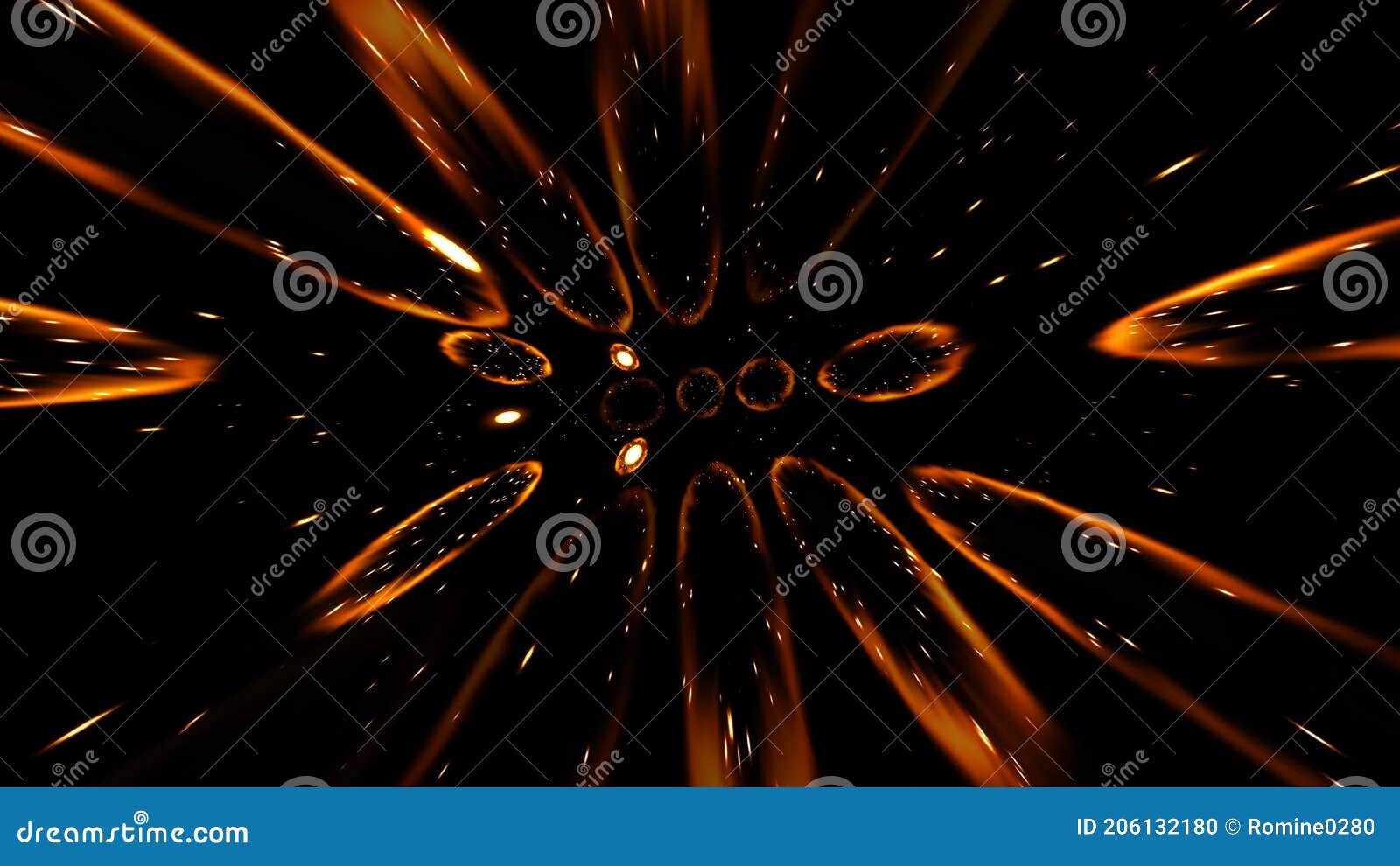 Abstract Digital Design Multiple Color Particle Effect Stock ...