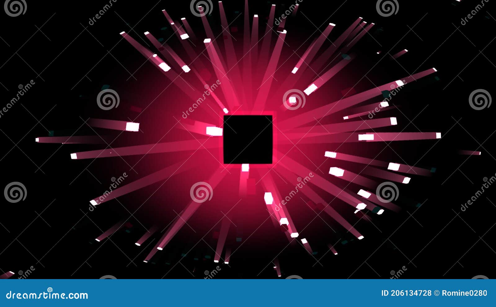 Abstract Digital Design Multiple Color Particle Effect Stock ...