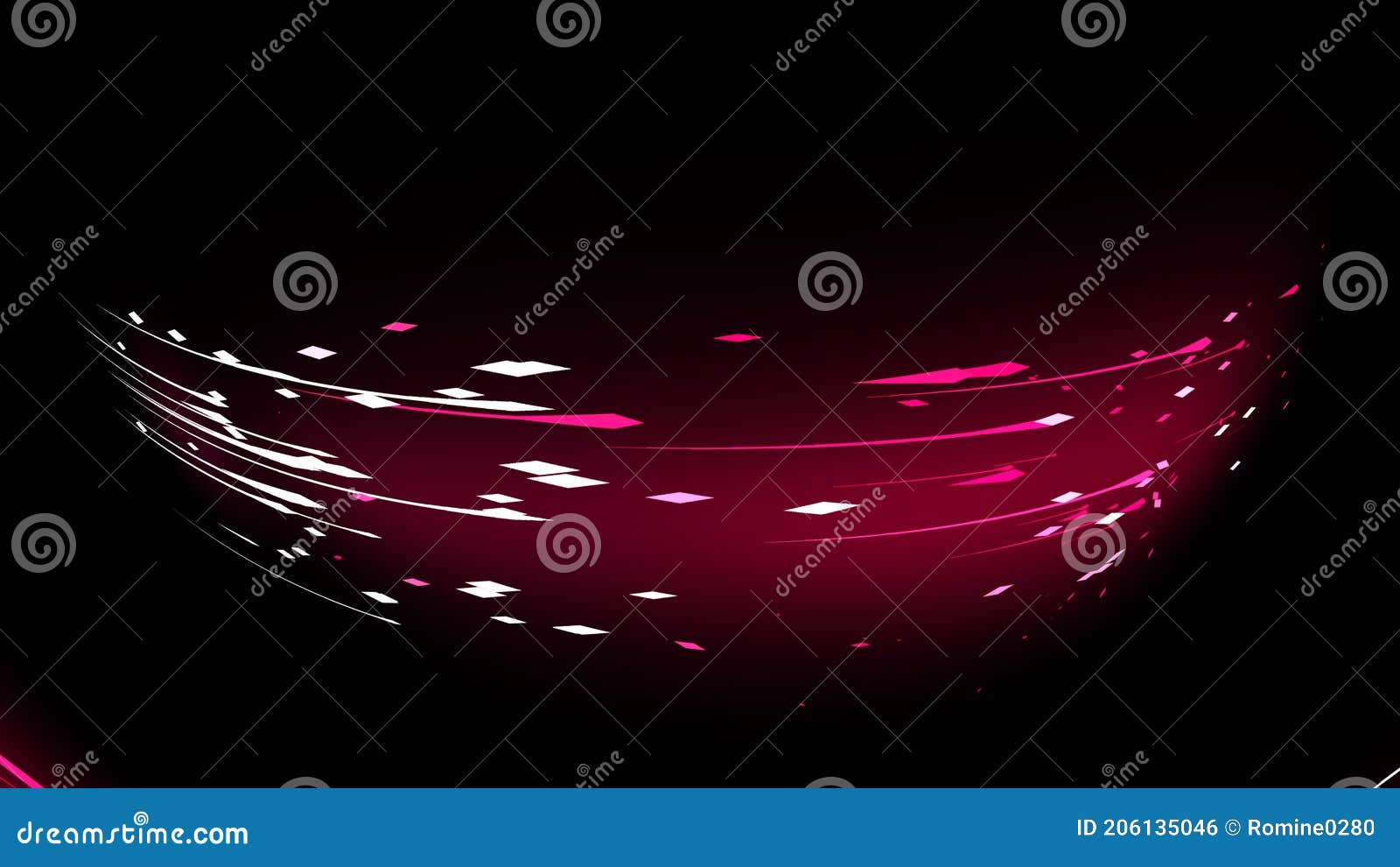 Abstract Digital Design Multiple Color Particle Effect Stock ...