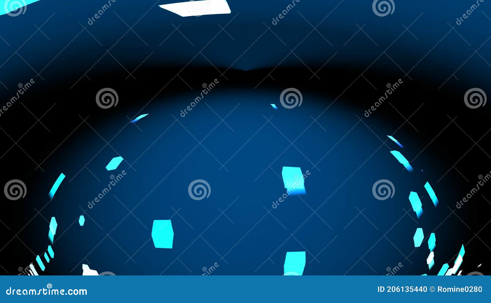 Abstract Digital Design Multiple Color Particle Effect Stock ...