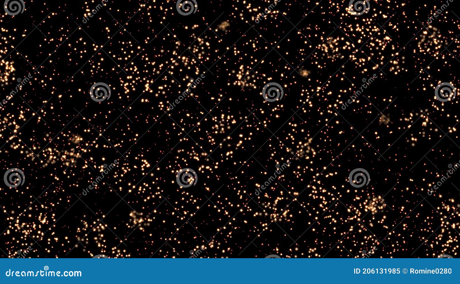 Abstract Digital Design Multiple Color Particle Effect Stock ...