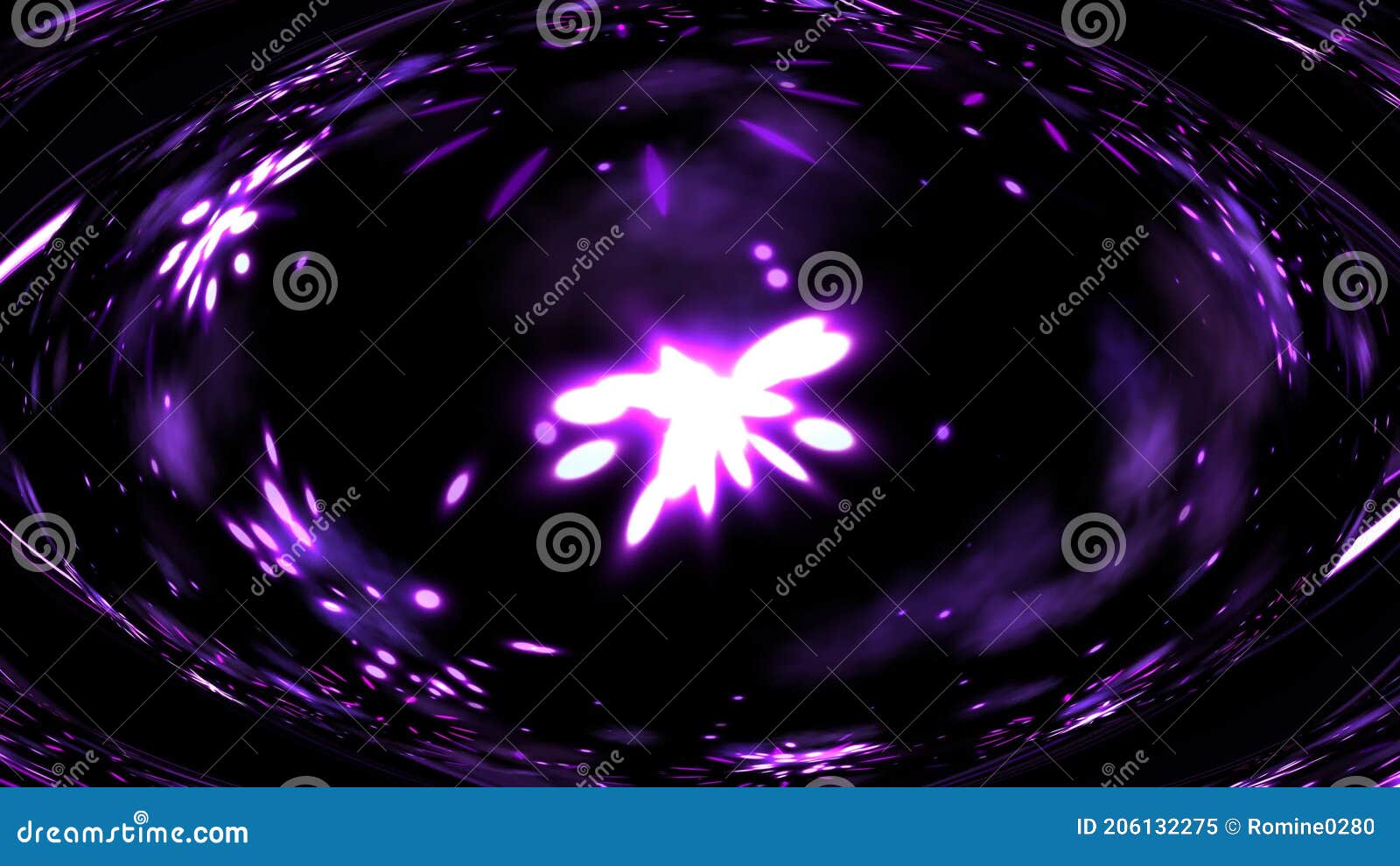 Abstract Digital Design Multiple Color Particle Effect Stock ...