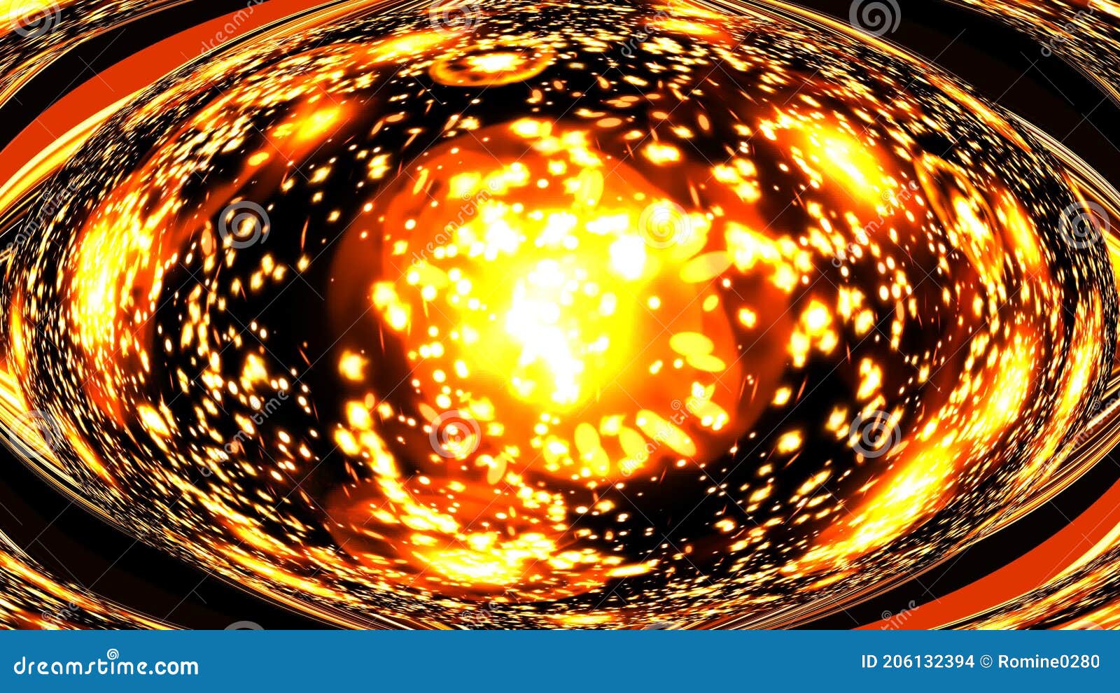 Abstract Digital Design Multiple Color Particle Effect Stock ...