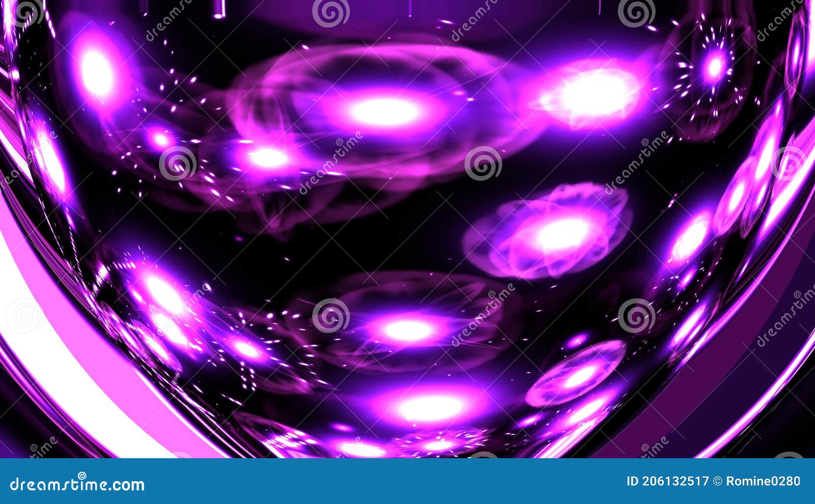 Abstract Digital Design Multiple Color Particle Effect Stock ...