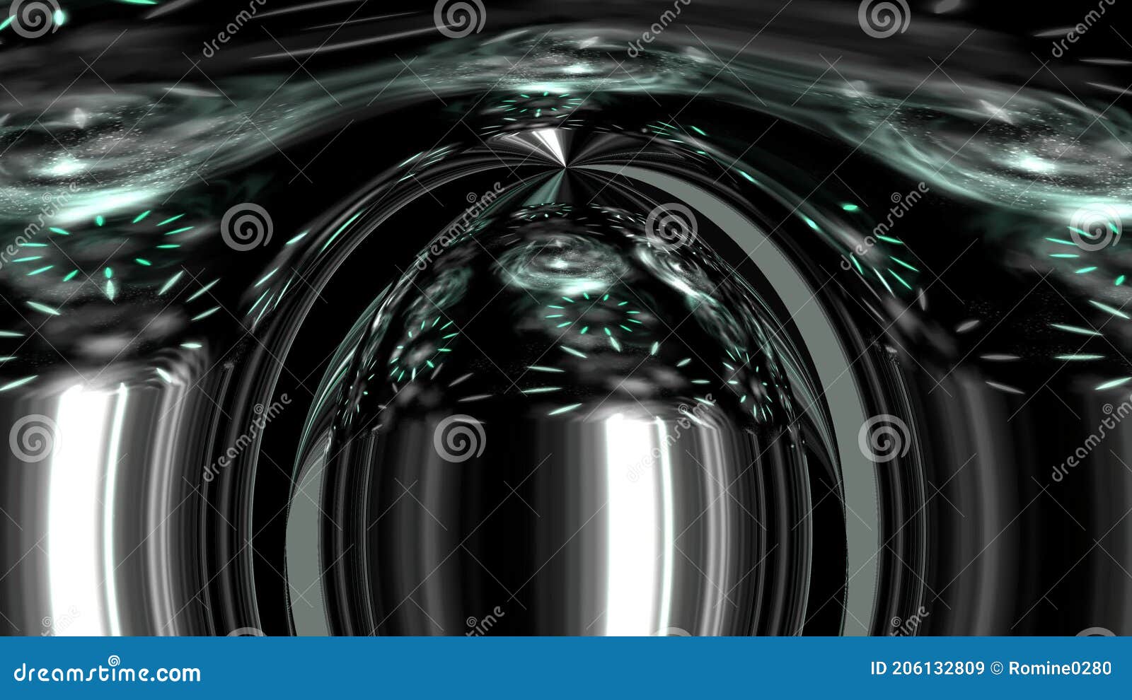 Abstract Digital Design Multiple Color Particle Effect Stock ...