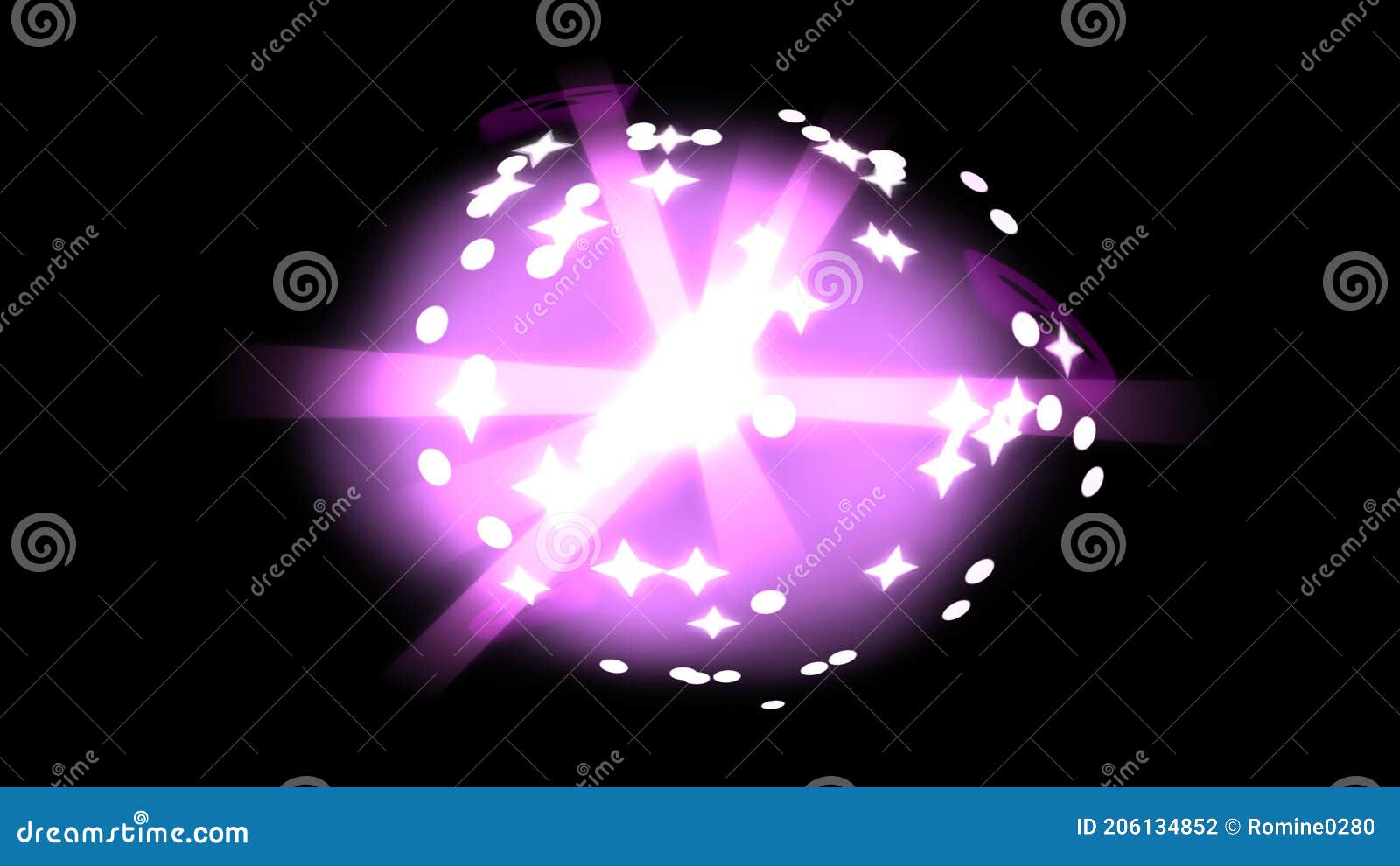 Abstract Digital Design Multiple Color Particle Effect Stock ...