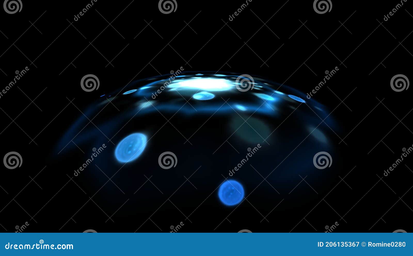 Abstract Digital Design Multiple Color Particle Effect Stock ...