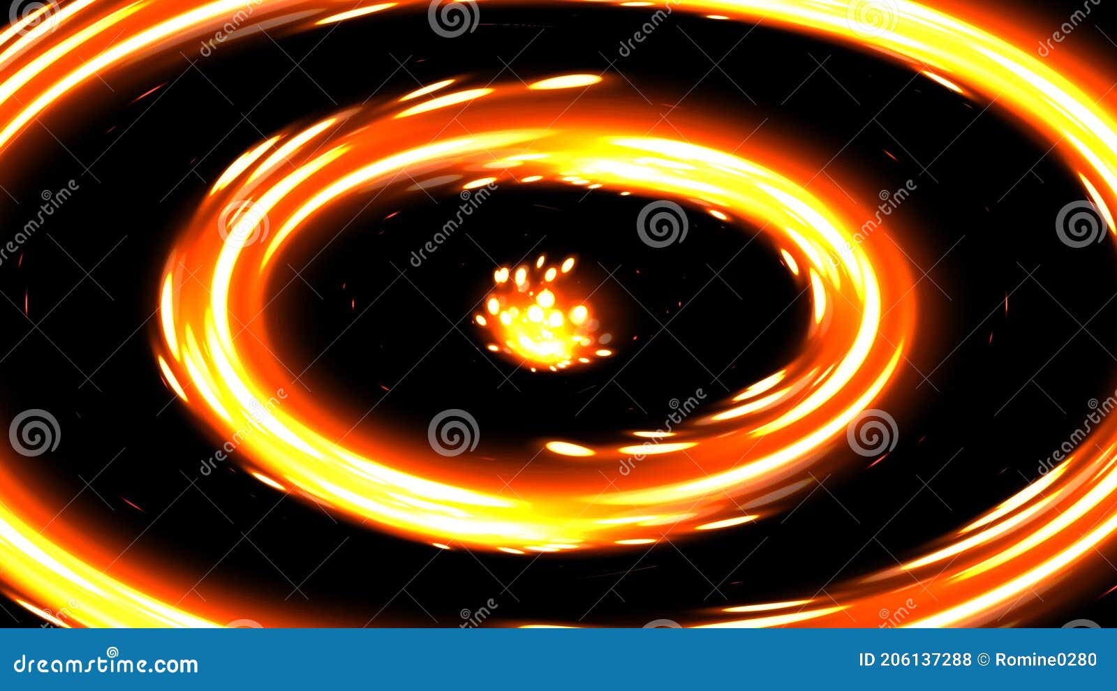 Abstract Digital Design Multiple Color Particle Effect Stock ...