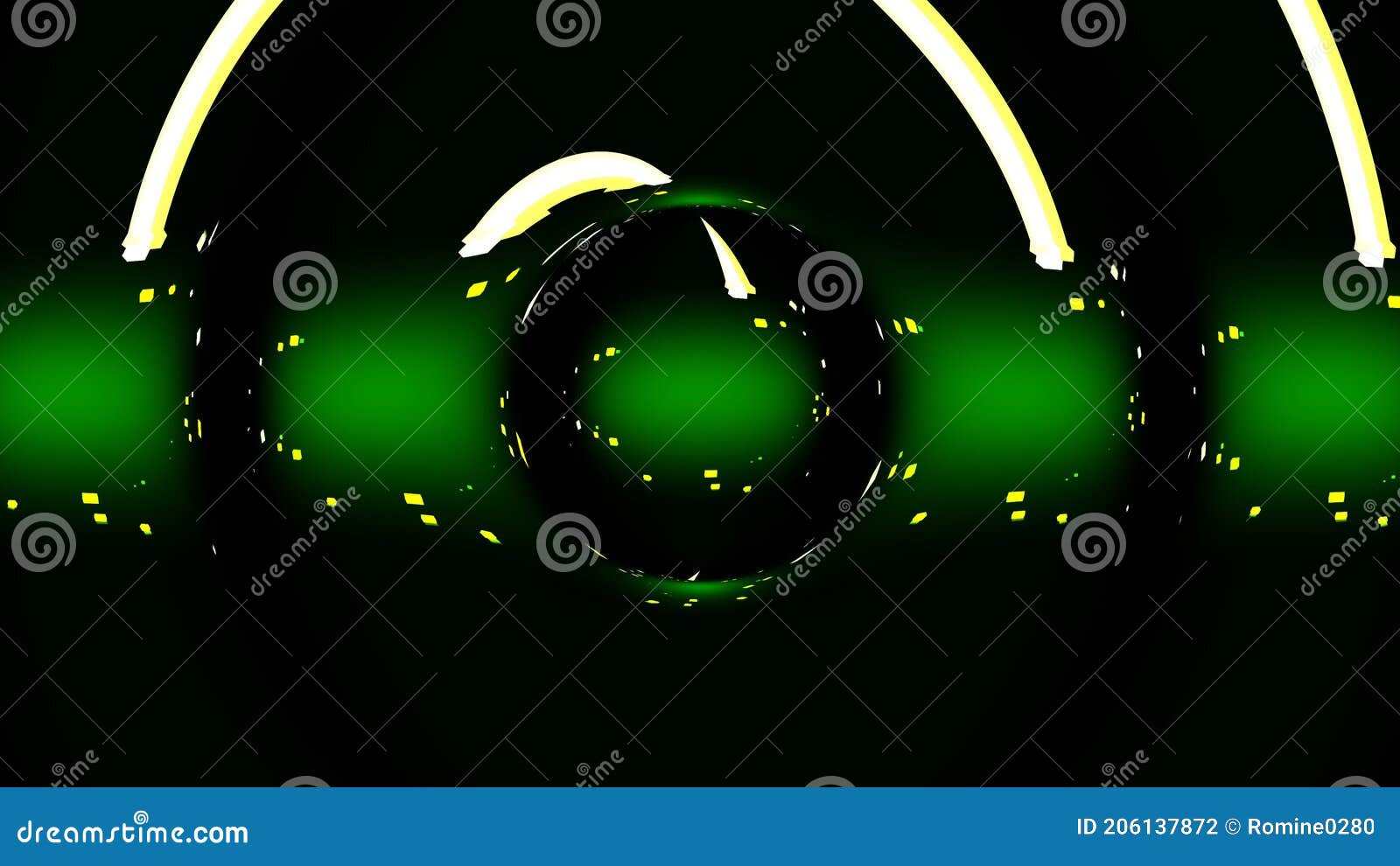 Abstract Digital Design Multiple Color Particle Effect Stock ...