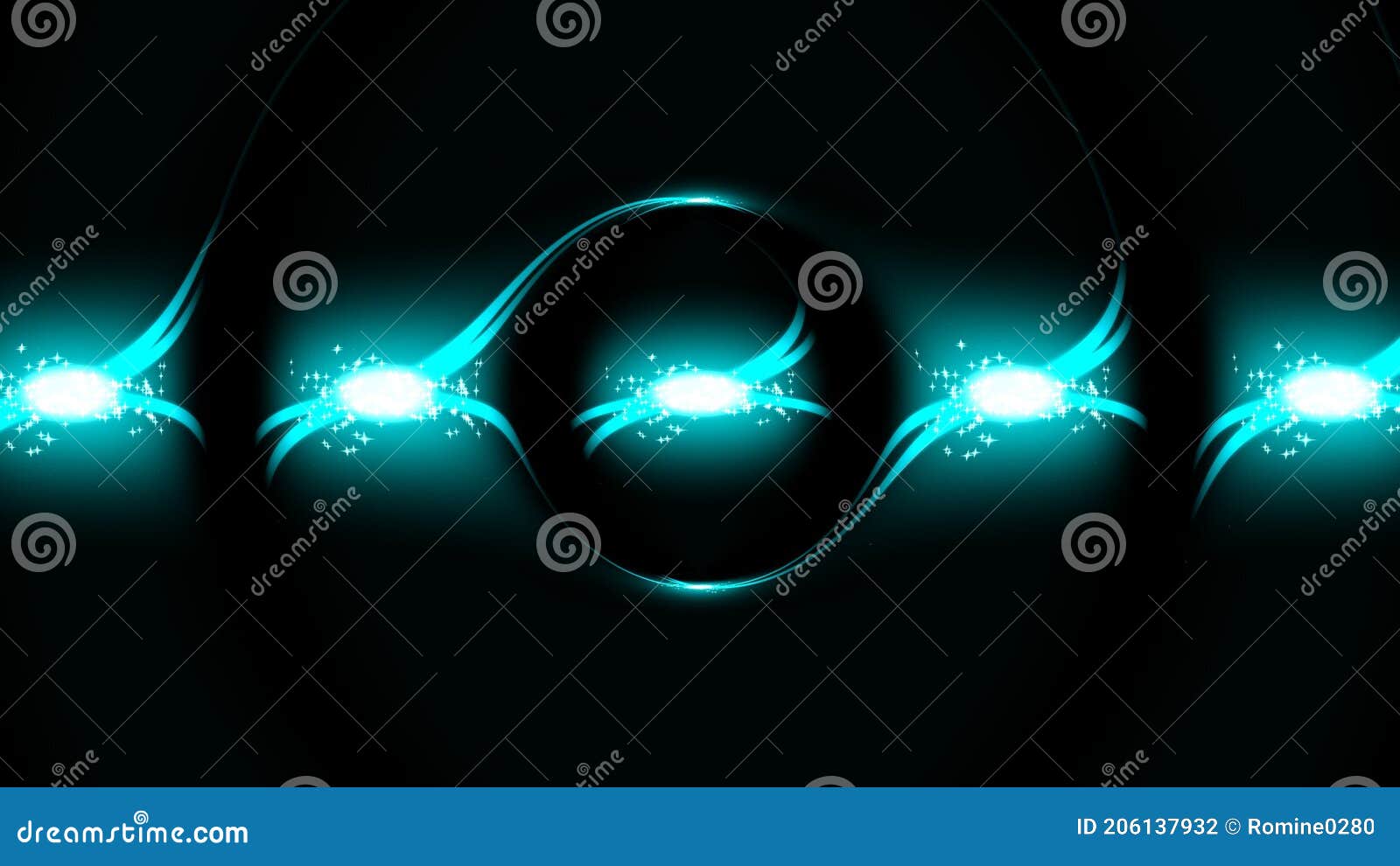 Abstract Digital Design Multiple Color Particle Effect Stock ...