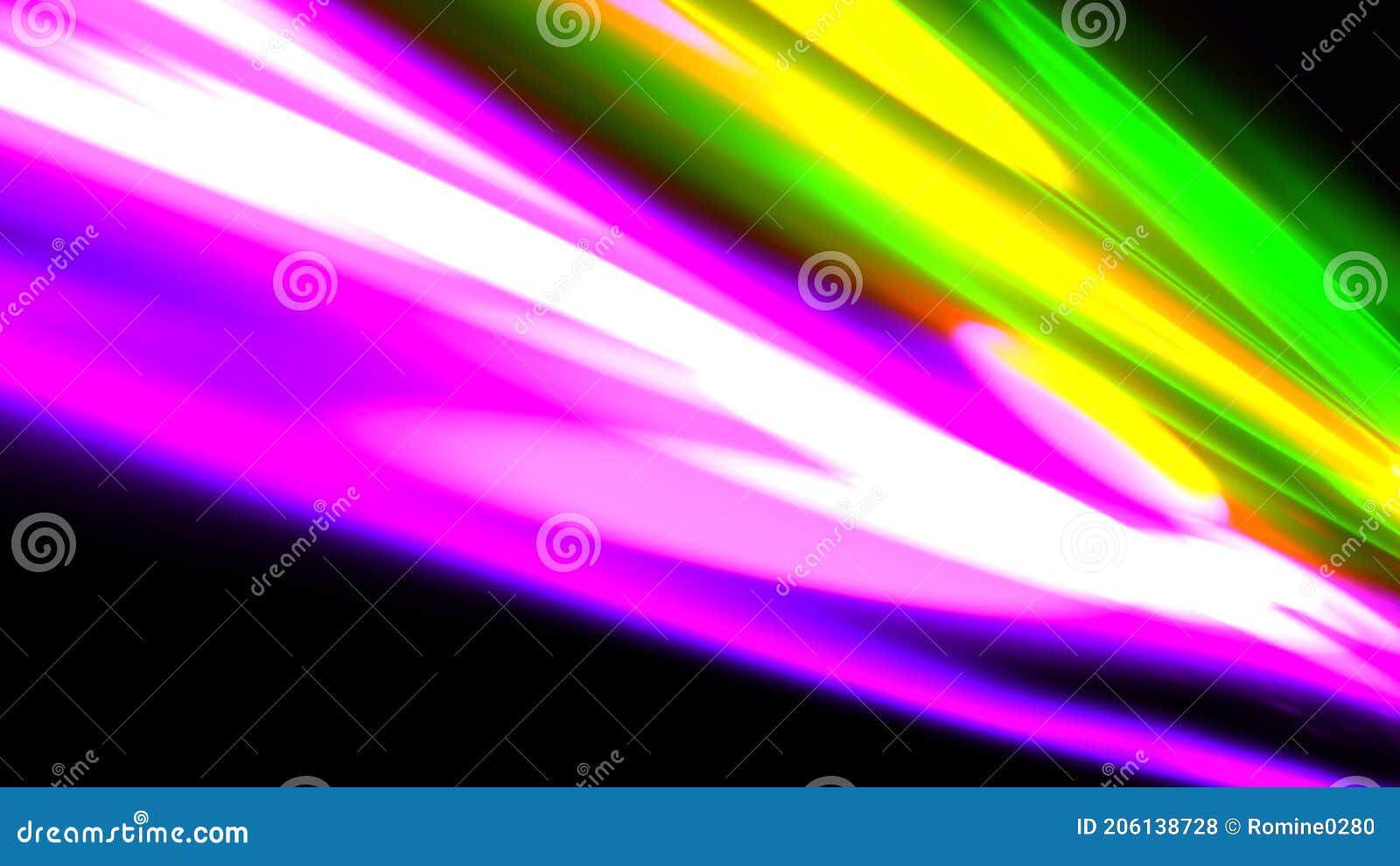 Abstract Digital Design Multiple Color Particle Effect Stock ...
