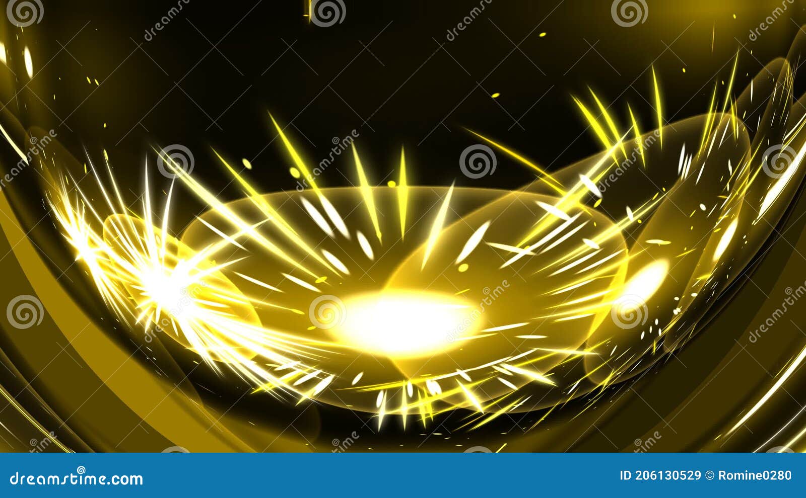 Abstract Digital Design Multiple Color Particle Effect Stock ...