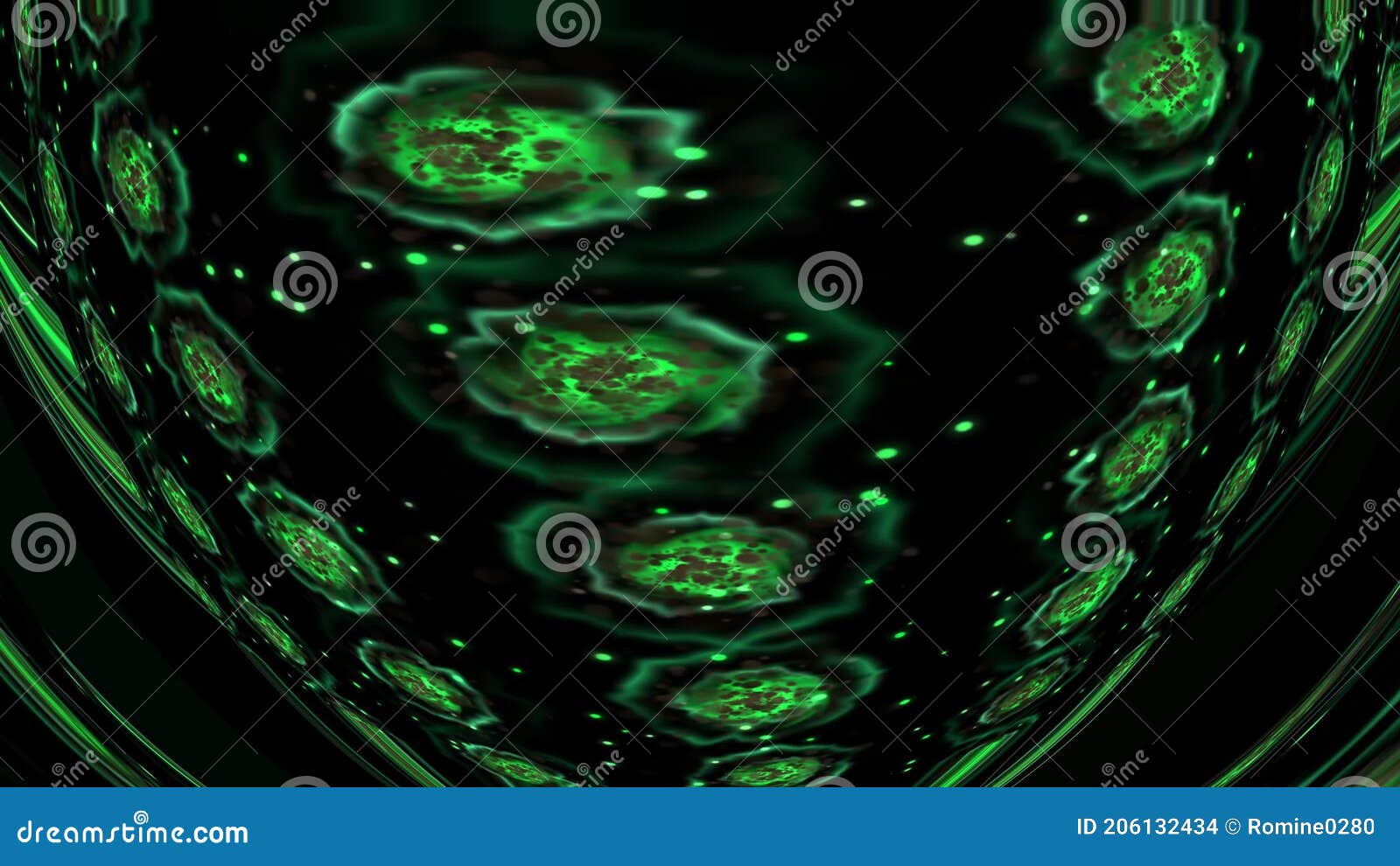 Abstract Digital Design Multiple Color Particle Effect Stock ...