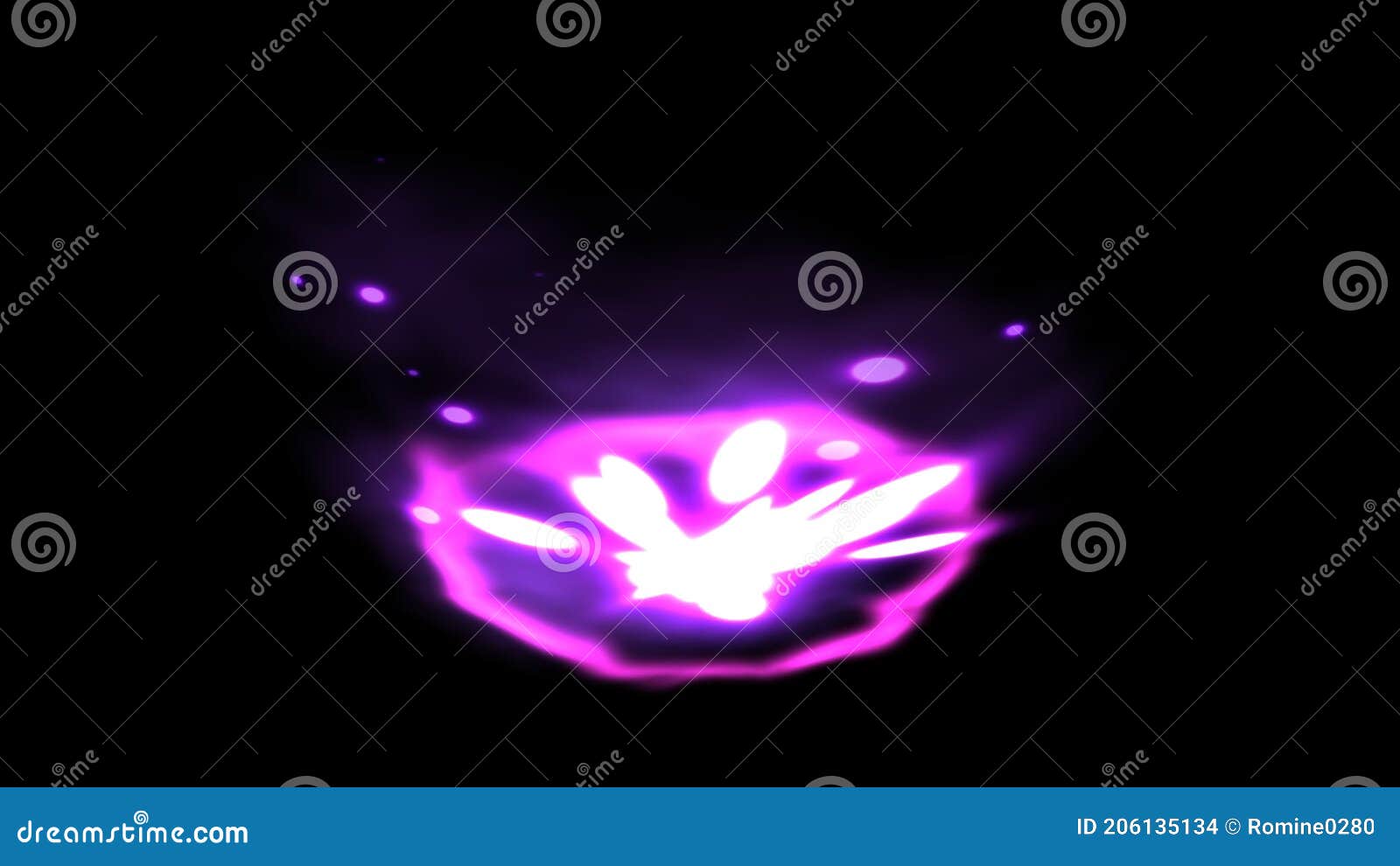 Abstract Digital Design Multiple Color Particle Effect Stock ...