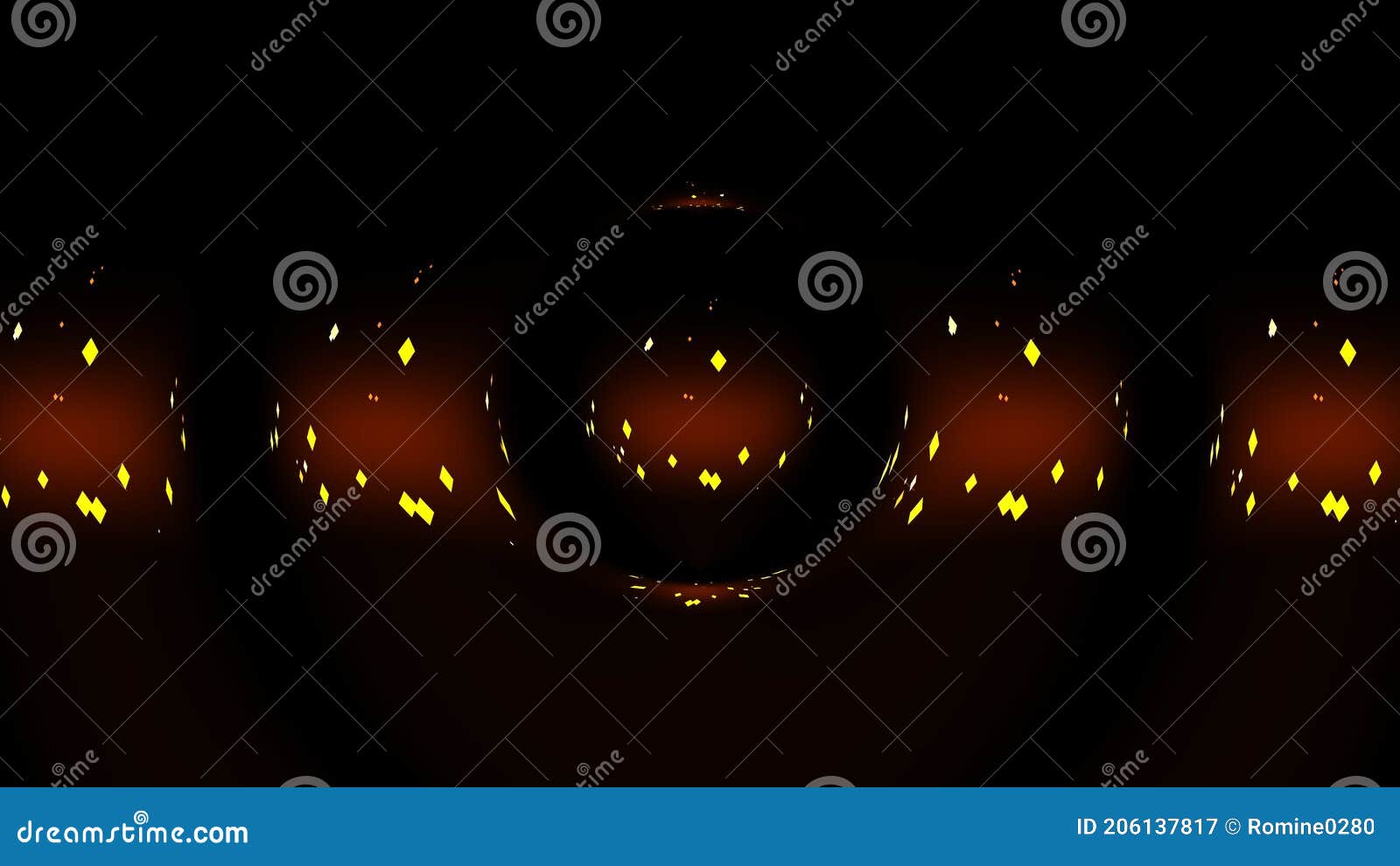 Abstract Digital Design Multiple Color Particle Effect Stock ...