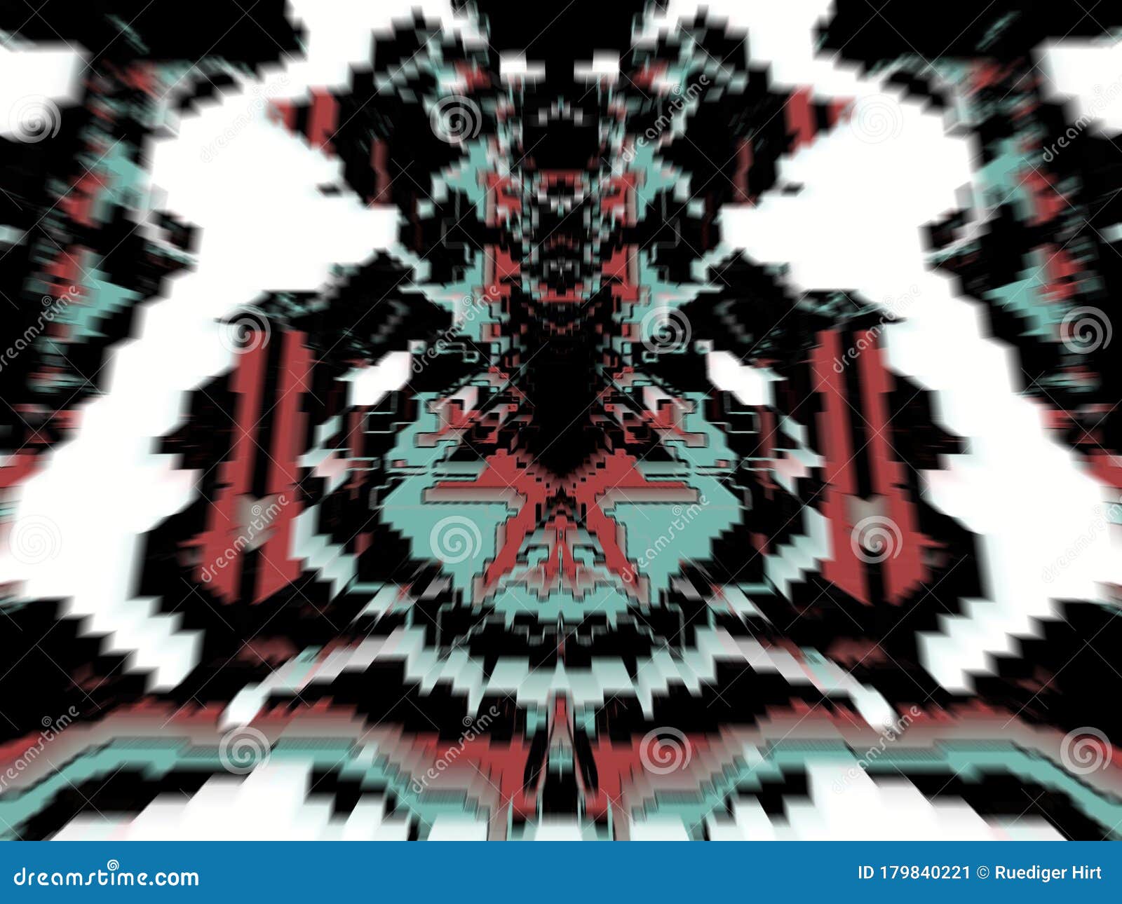 Abstract Digital Edited Color Photography Stock Illustration ...