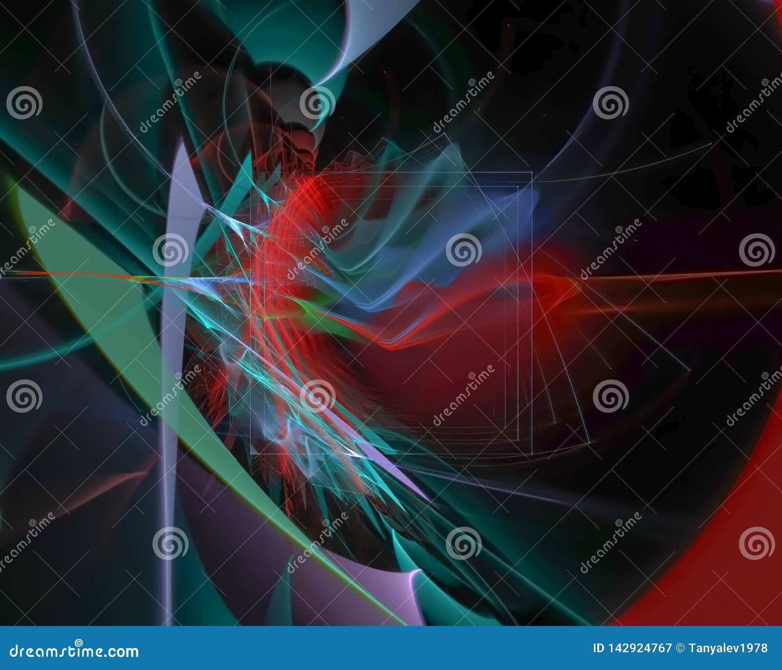 Abstract Digital Effect Fractal Future Render Elegance Creativity ...