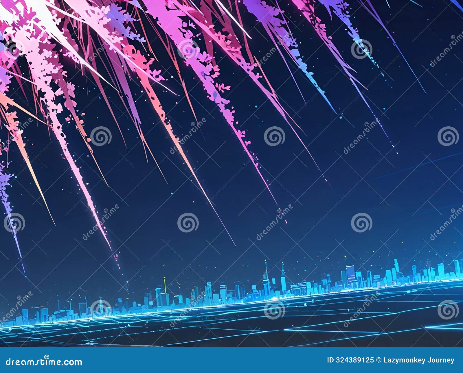 Abstract Digital Evolution Tree Growth in Futuristic Startup ...