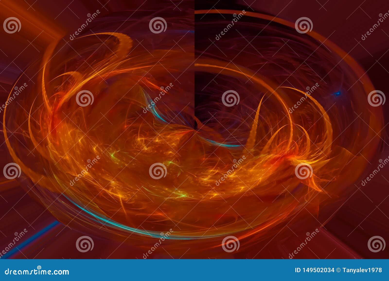 Abstract Effect Imagination Creative Chaos Wave Swirl Shape Science ...