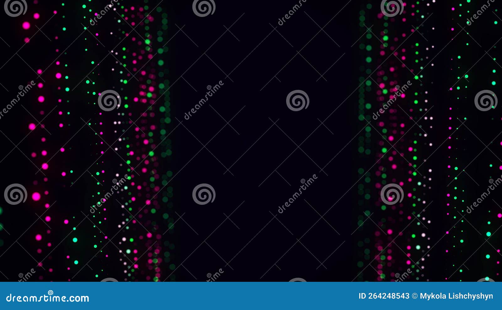 Abstract Digital Flow Particles Cyber Network Connection Background Big Data Visualization