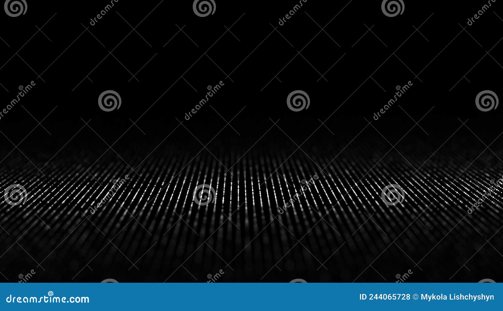 Abstract Digital Flow Particles. Cyber Network Connection Background ...