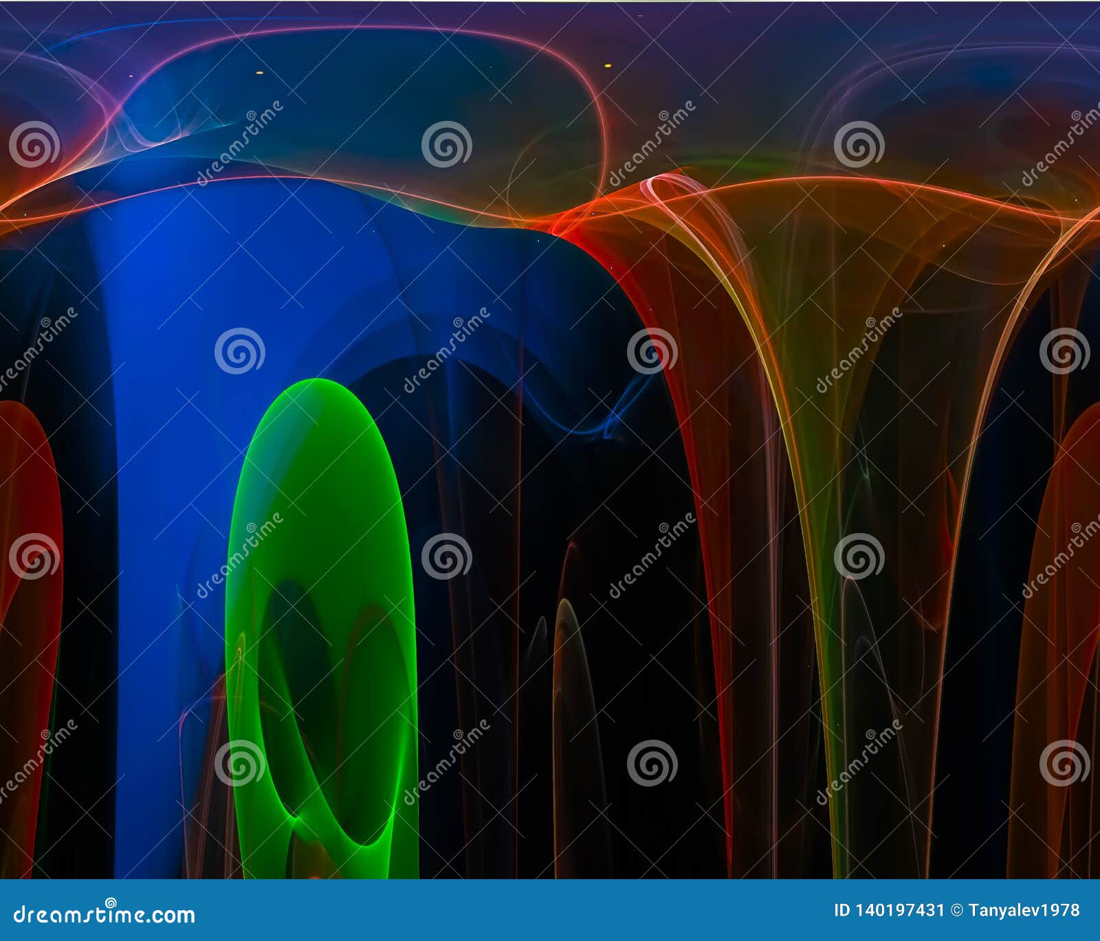 Abstract Digital Template Energy Fractal Pattern Shiny Texture ...