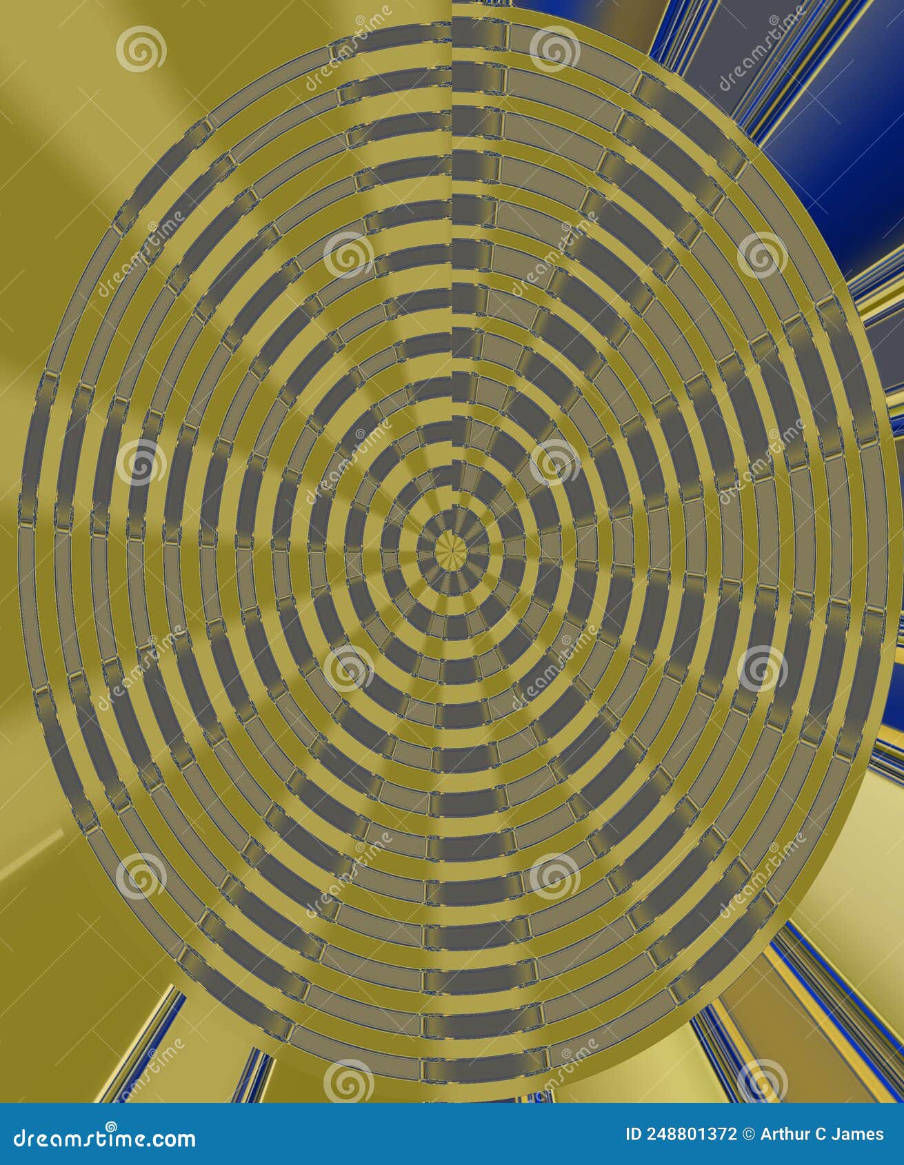 Abstract Digital Futuristic Art Stripes and Circle Pattern Stock ...