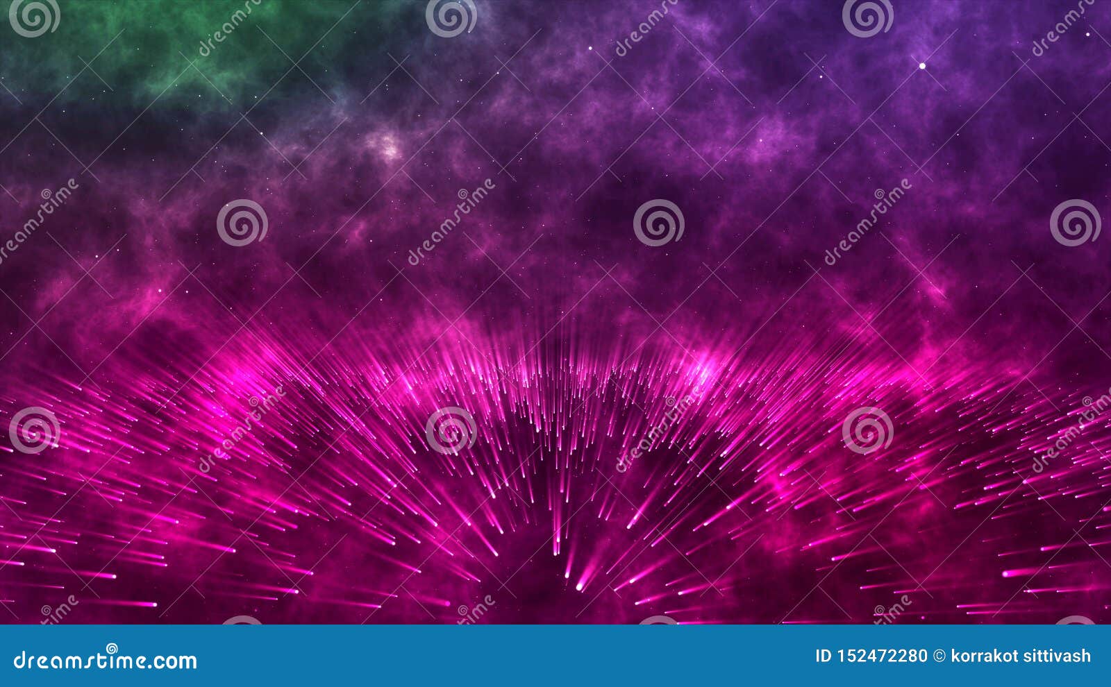 Abstract Digital Futuristic Space Light Background with Particles ...
