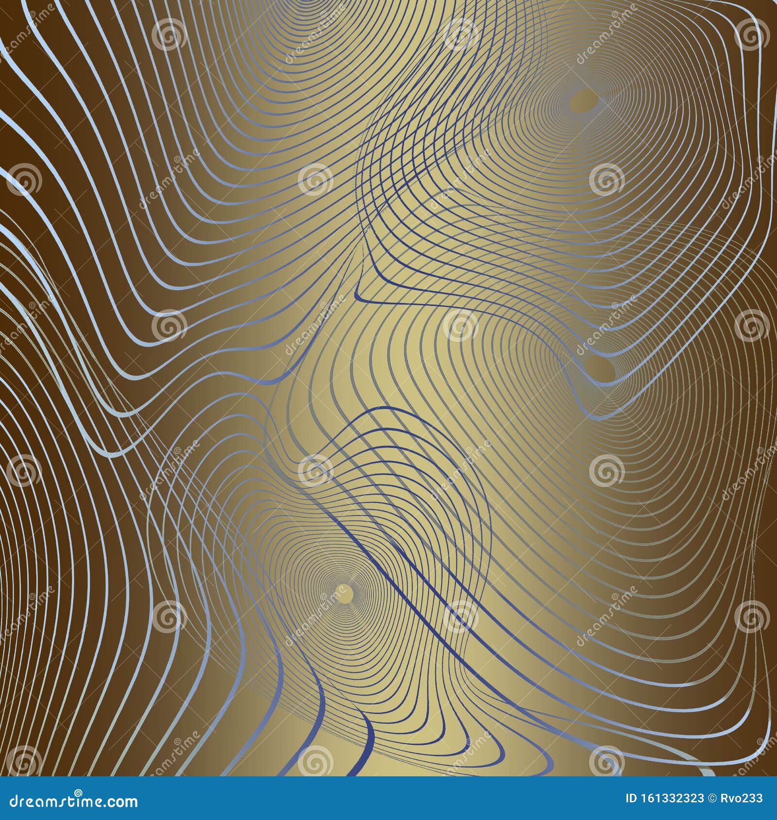 Abstract Digital Generated Background - Contour of Distorted Striped ...