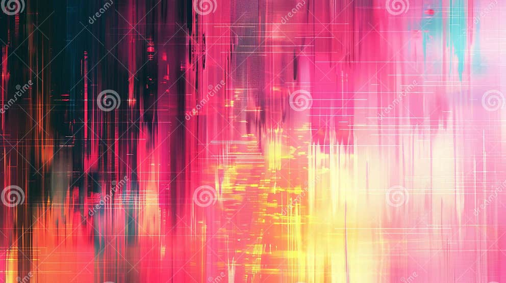 Abstract Digital Glitch Background with Vibrant Colors and Glitch ...