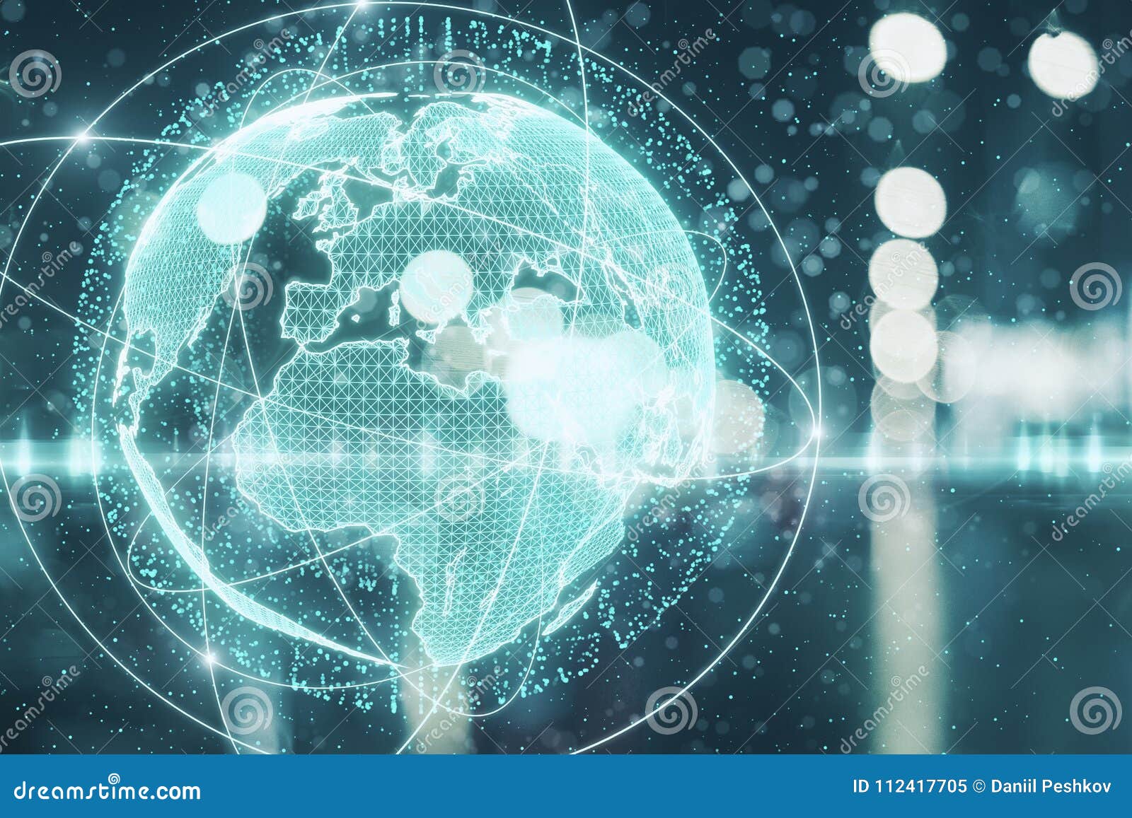 Digital globe backdrop stock illustration. Illustration of globe ...