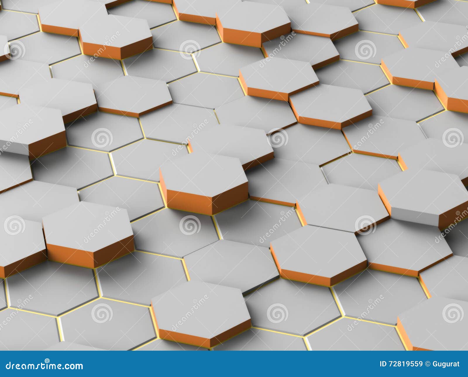 Abstract Digital Gray Hexagon Stock Illustration - Illustration of ...