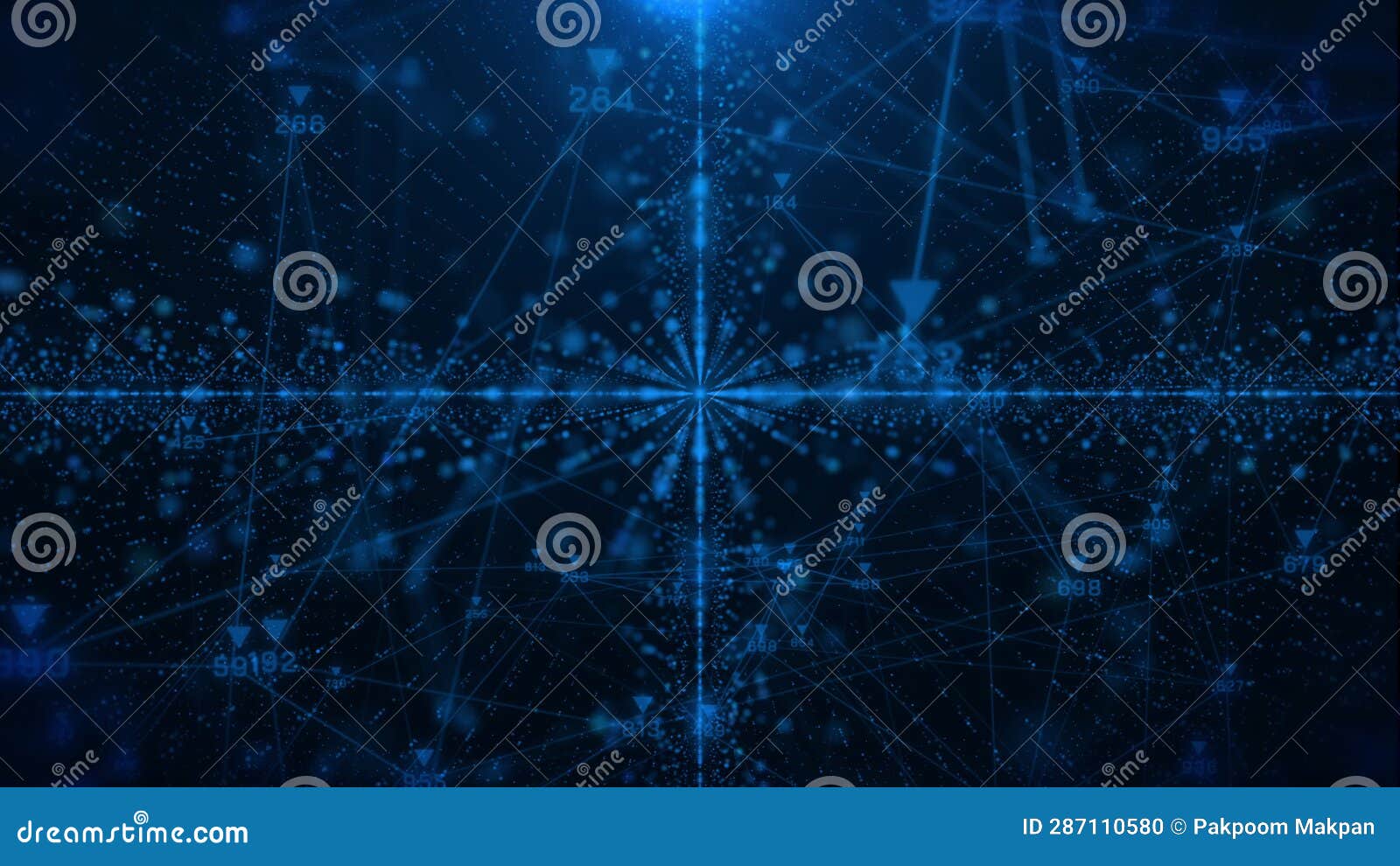 Abstract Digital Information Futuristic Visualization Analytics 4K ...